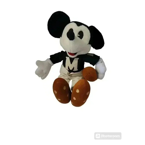 Disney | Toys | Mickeymouse Football Player Plush Classic Disney Store ...